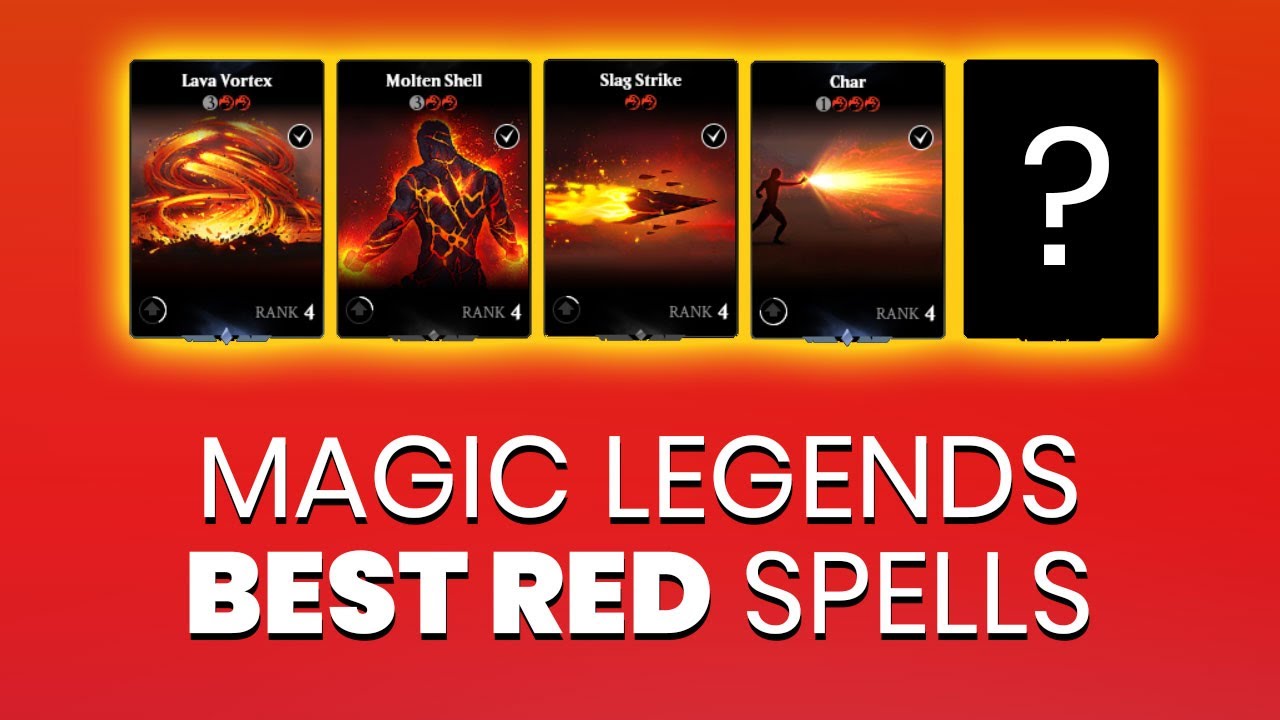 Best RED SPELL Cards in Magic Legends (Not just for Geomancer Class ...