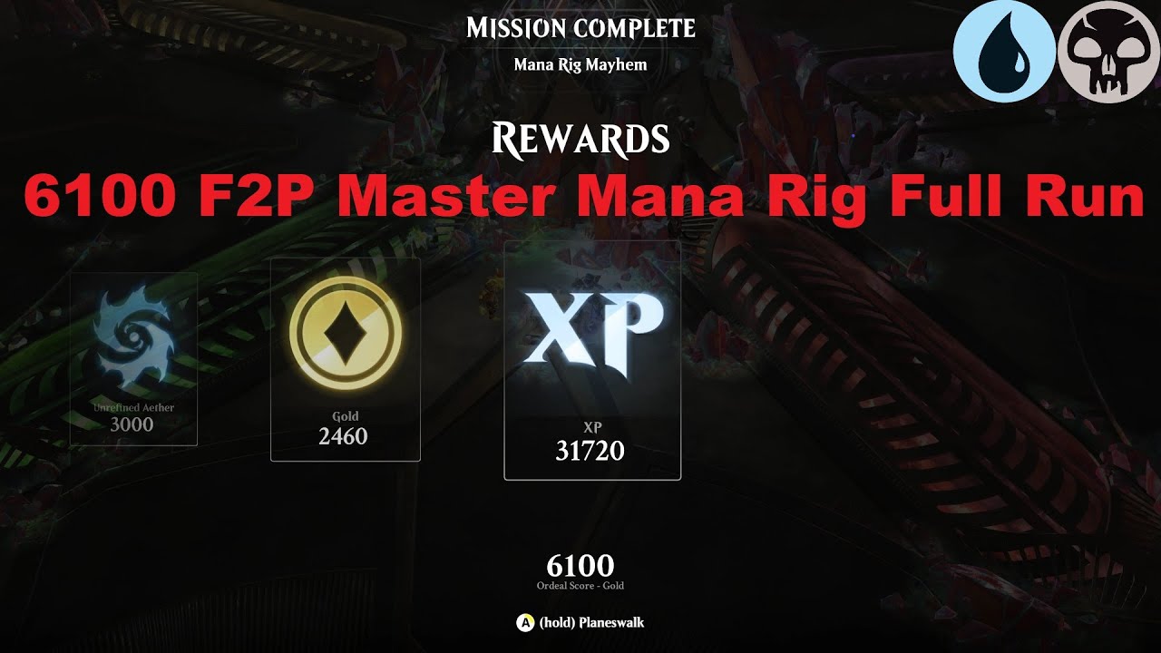 Magic Legends : F2P, 6100, Master, Mana Rig - Quick Draw Dot Deck (Blue ...